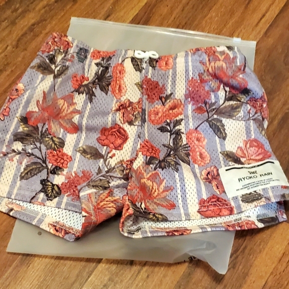 Ryoko Rain Shorts Ryoko Rain Lilac Floral Shorts Youth Xl Men Us Xsl Poshmark